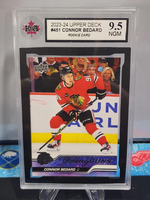2023-24 JEU SUPÉRIEUR #451 Connor Bedard Carte Recrue Jeunes Armes Ksa ...