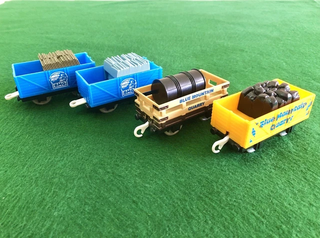 THOMAS & FRIENDS Trackmaster: Blue Mountain Quarry Cargo Cars (2009 ...