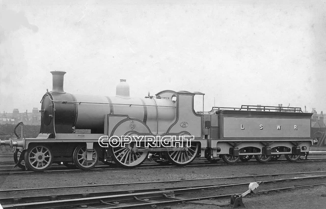RAILWAY STEAM PHOTO. 292 LSWR C8 Publicity £3.99 - PicClick UK
