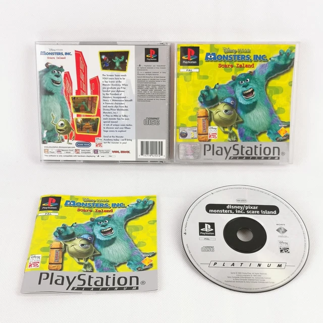 MONSTERS INC PLATINUM PS1 PlayStation 1 Complete PAL £6.99 - PicClick UK