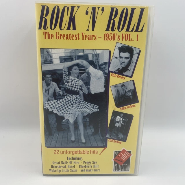 ROCK N ROLL The Greatest Years 1950 Vol. 1 - VHS Video Elvis Cliff ...