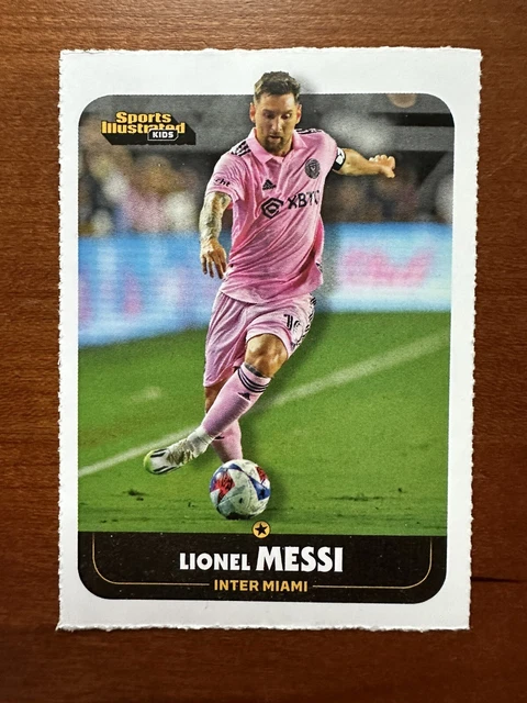 LIONEL MESSI INTER Miami 2023 Sports Illustrated SI for Kids Card ...