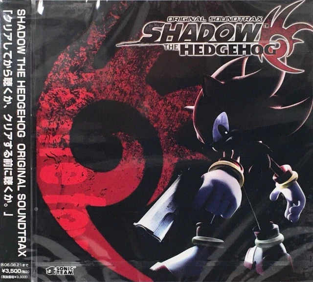 SHADOW THE HEDGEHOG Original Soundtrack Sonic Team SEGA 2006 OST OBI ...