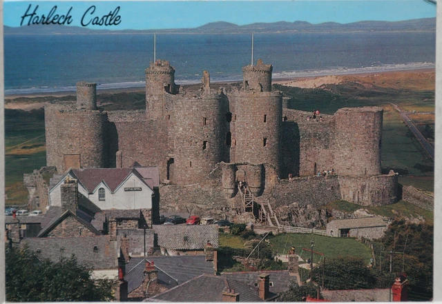 CARTE POSTALE VINTAGE Harlech Château et La Morfa EUR 10,36 - PicClick FR