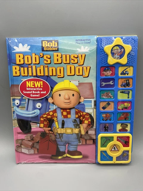 BOB THE BUILDER Bob's Busy Building Day Interactive Sound Book NEW ...