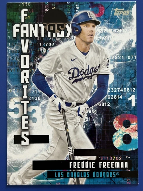 INSERT FAVORIS FREDDIE Freeman 2024 Topps SP Fantasy #FF-13 Los Angeles ...