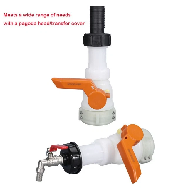 PRACTICAL IBC DISCHARGE Fitting Universal IBC Plastic Fitting Drain ...