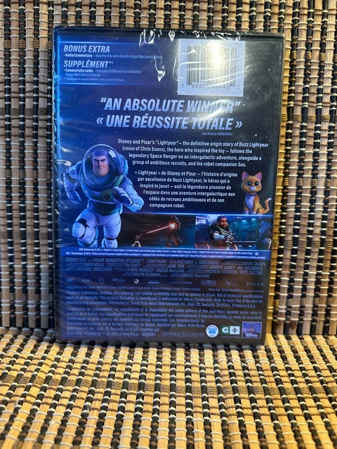 LIGHTYEAR (DVD, 2022)DISNEY/PIXAR/BUZZ/CHRIS Evans.Toy Story Spin-Off ...