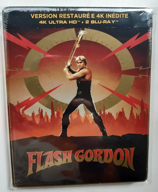 FLASH GORDON 4K Uhd Blu-Ray Steelbook Limited Edition France, 3 Discs £46.98 - PicClick UK