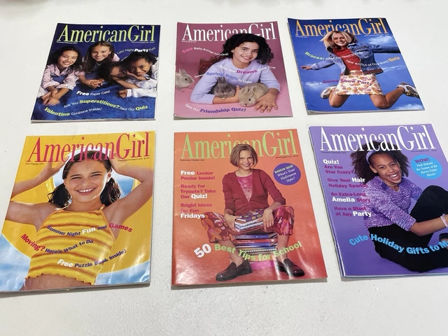 AMERICAN GIRL DOLL Magazine Lot 2001 Jan-Dec Complete Year 6 Issues ...