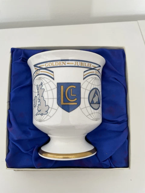 COALPORT LIMITED EDITION Golden Jubilee Carriers Goblet Collectors Rare ...