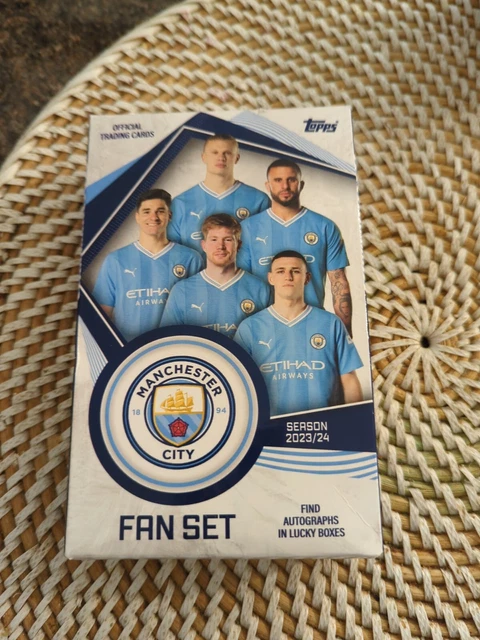 TOPPS OFFICIAL MANCHESTER City cards Fan Set Season 2023/24: 26+2 ...