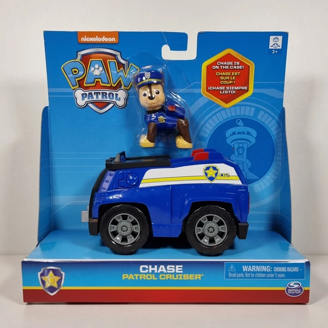 PAW PATROL CHASE Patrol Cruiser Police Vehicle With Collectible Chase ...