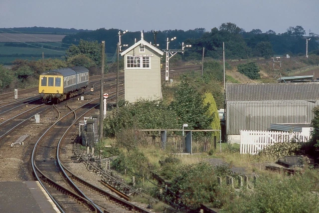 BRITISH RAIL DMU Barnetby East Signal box 30th September 1987 Rail ...