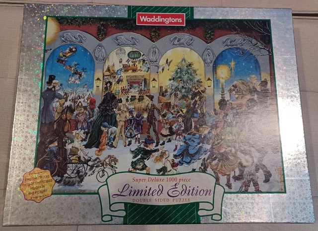 WADDINGTONS 12 DAYS Of Christmas Limited Edition 1000 Piece Jigsaw ...