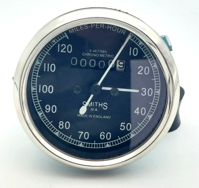 REPLICA SMITHS SPEEDOMETER speedo 120 Mph For Royal Enfield BSA TRIUMPH ...