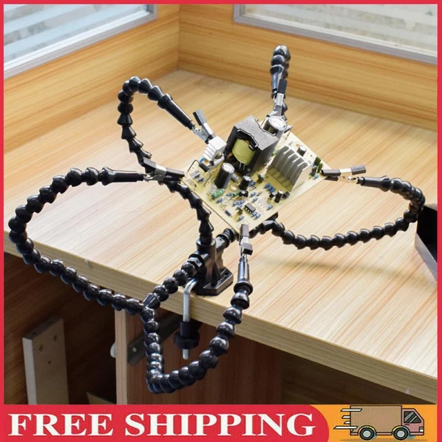 PCB DESK CLIP Adjustable Clamp for Reading Work/PC Board/Welding ...