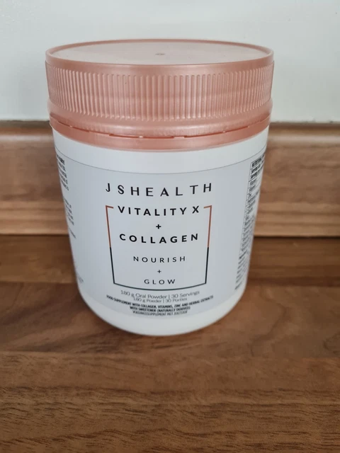 Js Health Vitality X And Collagen Nourish Glow 180 G Oral Powder 30