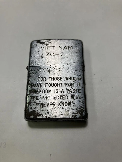 U.S. ARMY VIETNAM War Vintage Zippo Made in 1969 £188.09 - PicClick UK