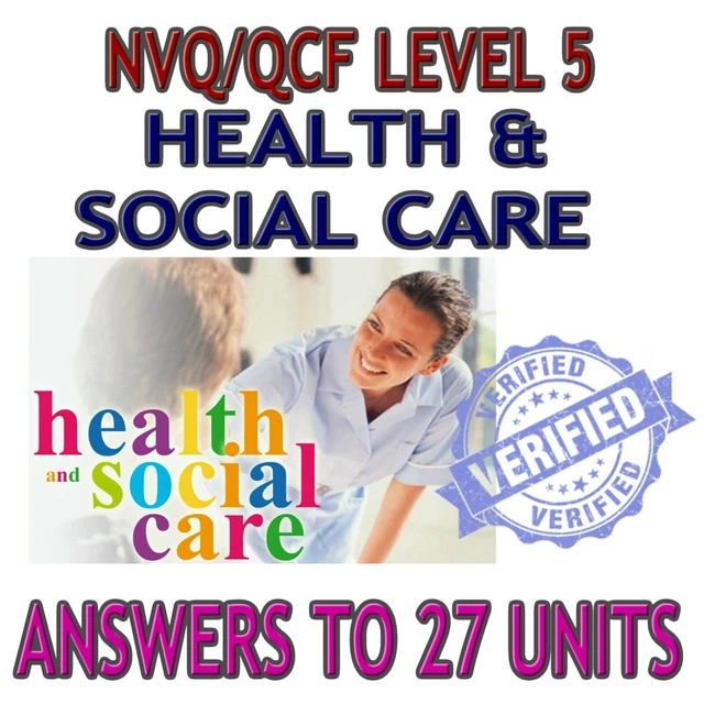 NVQ QCF DIPLOMA Level 5 Health And Social Care Adults 27 Units Answers ...