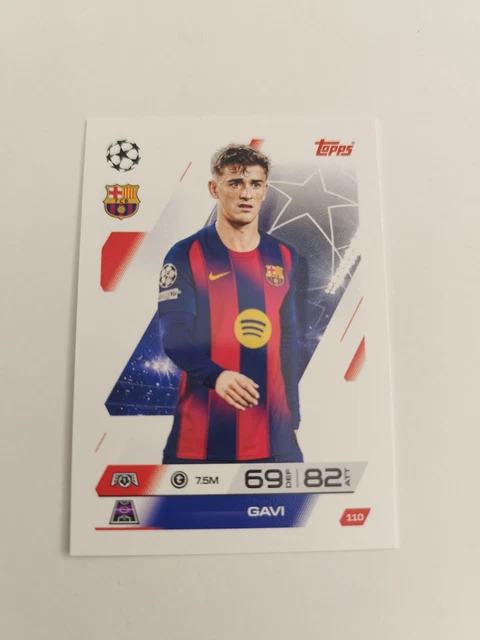 MATCH ATTAX UCC 25/26 Gavi Base FC Barcelona #110 Champions League EUR ...
