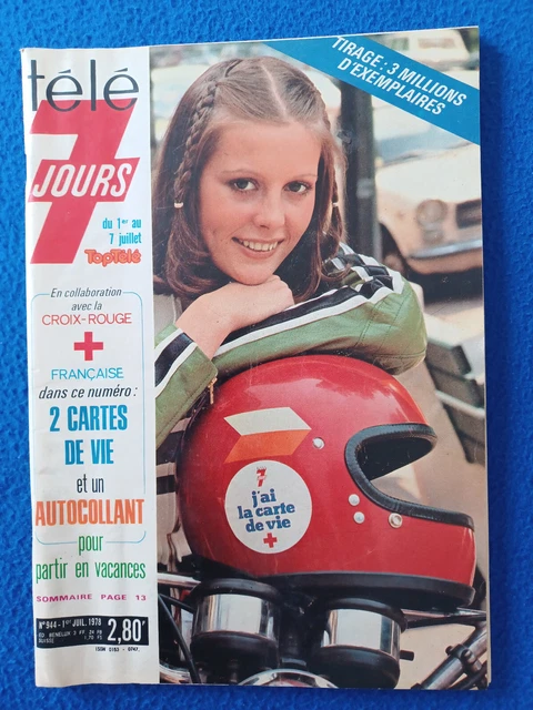 TÉLÉ 7 JOURS N° 944 - CROIX-ROUGE - 1978 - Avec autocollant EUR 9,90 - PicClick FR