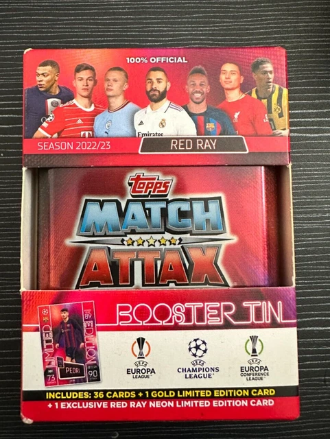 RED RAY BOOSTER Mini Tin New & Sealed - Match Attax 2022 / 2023 22 / 23 ...