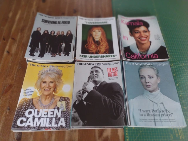 THE SUNDAY TIMES Magazine & Style Magazine Collection Pack with 10 ...
