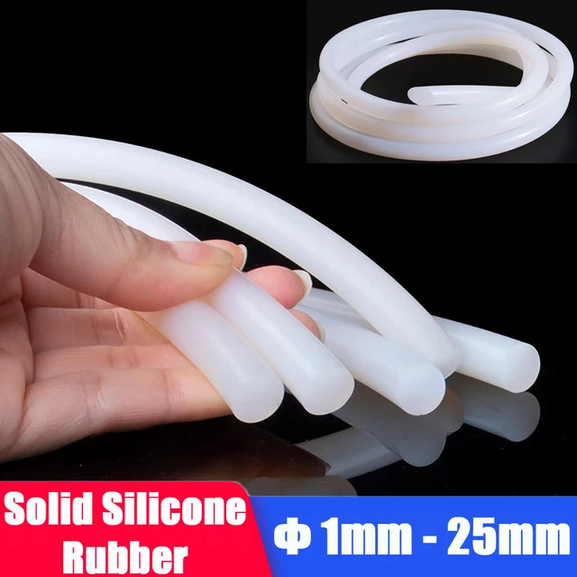 SOLID SILICONE RUBBER Cord White Seal O Ring High Temperature Cord Φ ...