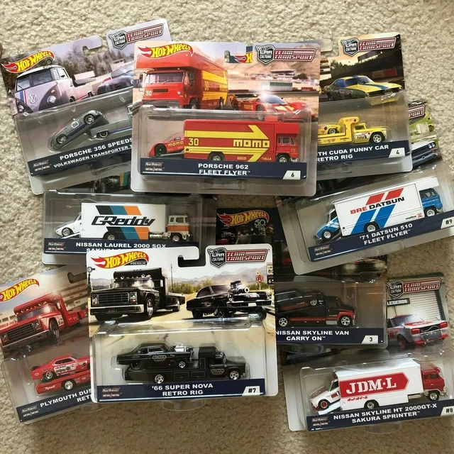 TEAM TRANSPORTER - DIORAMA Hot Wheels Car Culture - Combined Postage ...