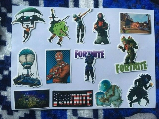 FORTNITE STICKERS - Fortnite Gaming Stickers Battle Royale SET OF 50 £5 ...