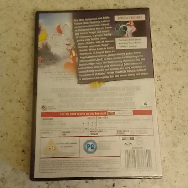 DISNEY : WHO Framed Roger Rabbit (DVD) Bob Hoskins New Sealed £5.99 ...