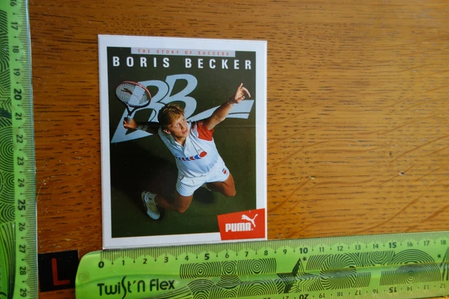 OLD STICKER SPORTS Tennis Player BORIS BECKER The Story of Success and ...