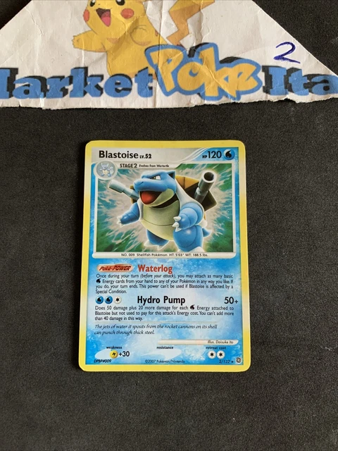 POKEMON CARD BLASTOISE 2/132 -Set Prodigi Segreti-Eng-Holo-Good! EUR 35 ...