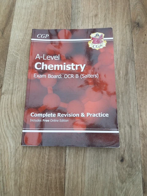 A'LEVEL CHEMISTRY REVISION guide, OCR Board, CGP EUR 4,67 - PicClick IT