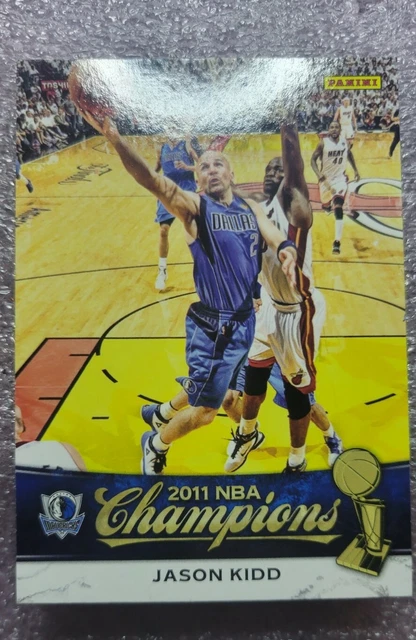 CARTA PANINI JASON Kidd 2011 nba Champions dallas mavericks EUR 89,74 ...