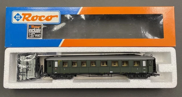 ROCO 44536 HO Scale DB German Federal Railways Passenger Car LN/Box EUR ...