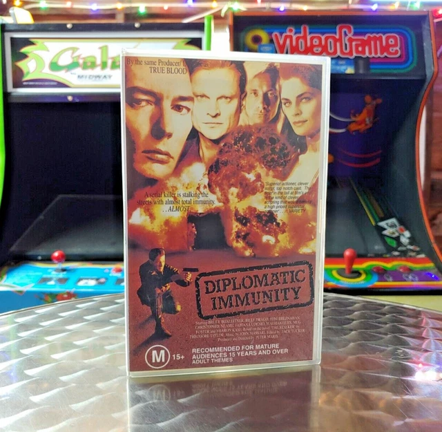DIPLOMATIC IMMUNITY - VHS Movie Video Tape - Big Box Ex Rental £5.87 - PicClick UK