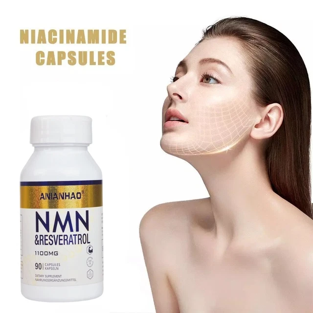NMN + RESVERATROL 90 Capsules Anti-aging Antioxidant Supplement Health 1100mg £11.99 - PicClick UK