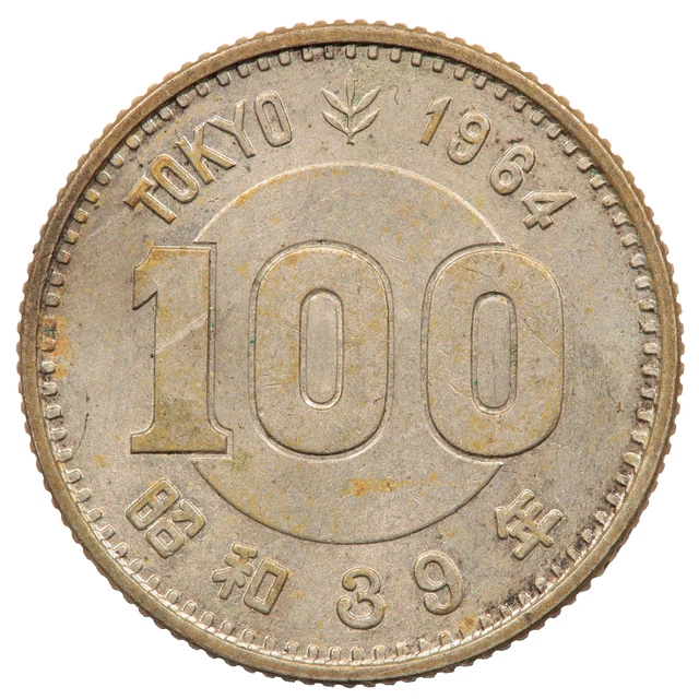 1964 JAPAN TOKYO Olympic 100 Yen Silver Coin (MWC) £0.99 - PicClick UK
