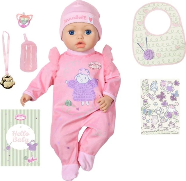 NEW BABY ANNABELL ACTIVE DOLL (43 cm) Realistic Functions, Accs - Minor ...