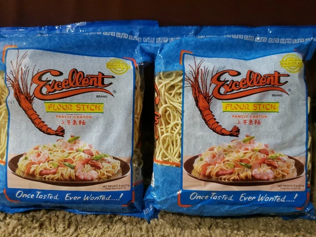 (2-PCK) ORIGINAL EXCELLENT FLOUR Stick Pancit Canton 8oz. each Pack. £ ...