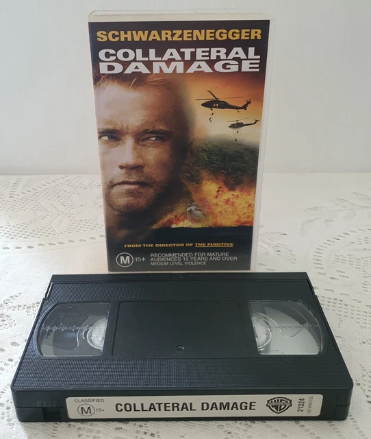 COLLATERAL DAMAGE ARNOLD Schwarzenegger VHS Cassette Cult Action Movie EUR 10,76 - PicClick FR