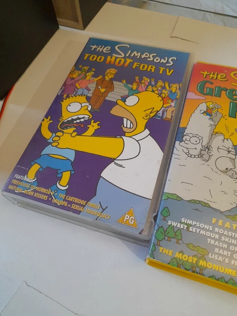 THE SIMPSONS VHS Tapes By 4 £8.00 - PicClick UK
