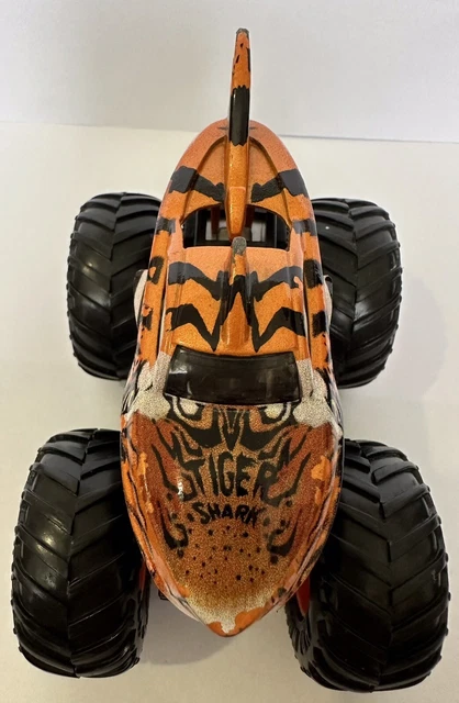 HOT WHEELS MONSTER Jam Tiger Shark Monster Truck 1:64 2021 Orange ...