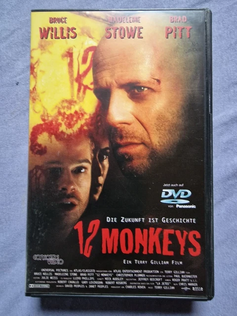 12 MONKEYS VHS Bruce Willis Madeleine Stowe Brad Pitt EUR 2,00 ...