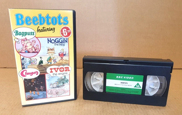 BEEBTOTS BBC VHS Video Tape - Bagpuss, Clangers, Ivor The Engine ...