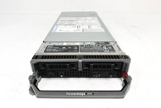 DELL POWEREDGE M640 2x Silver 4110 64GB 2x 300GB 15K 57810-k 10GB Blade ...