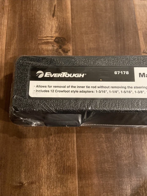 EVERTOUGH MASTER INNER Tie Rod Tool Set Model 67178 Brand New in Case ...