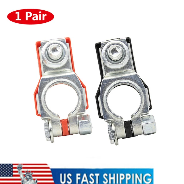 1 PAIR 16-18MM Car Battery Terminal Connector Top Post Positive ...